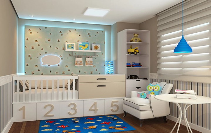 Decoração de quarto de bebê