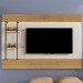 Painel para TV Até 65 Polegadas Granada com Led 2 Prateleiras Naturalle ...