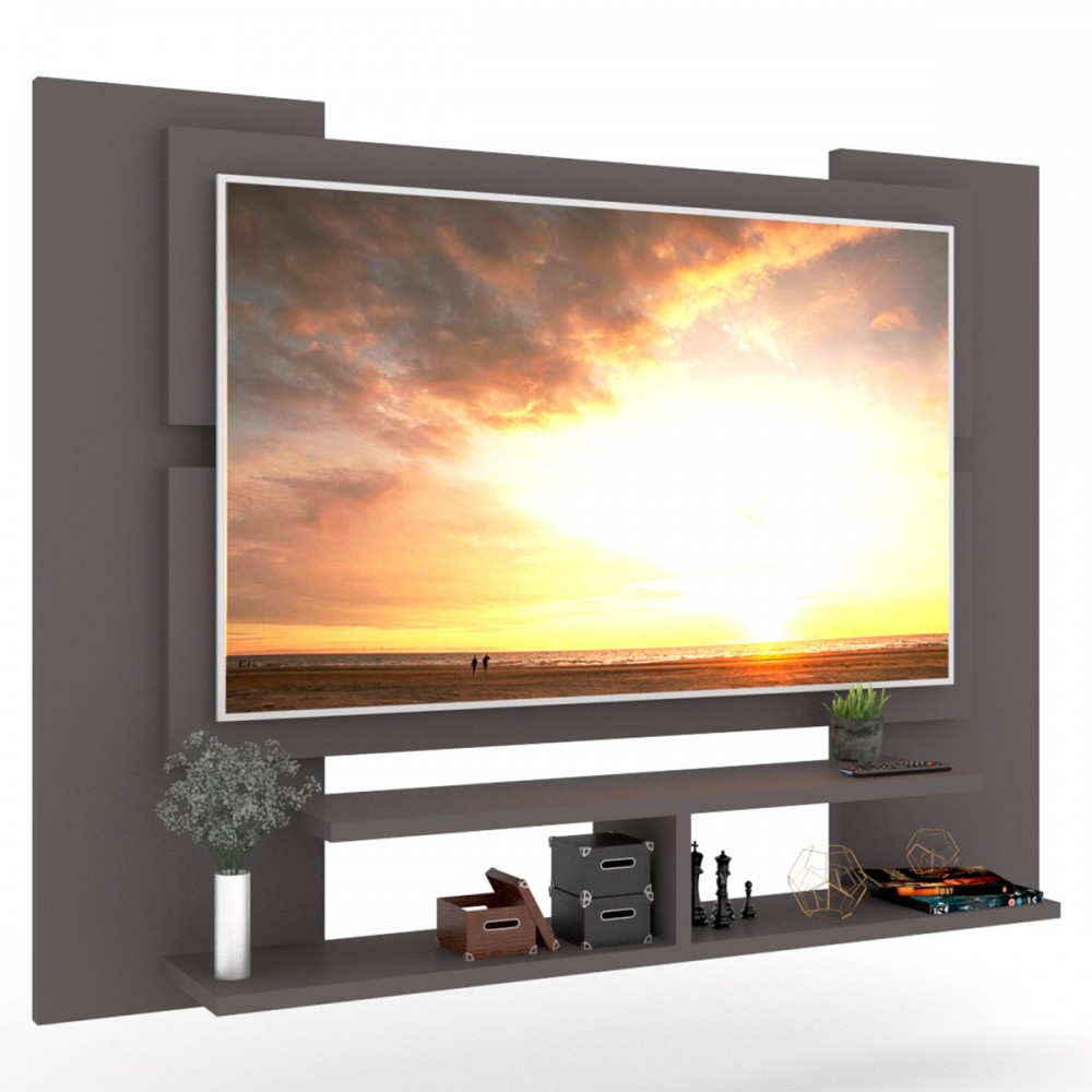 Painel para TV Até 32 Polegadas Ravi 2 Prateleiras Volcano - Panorama ...