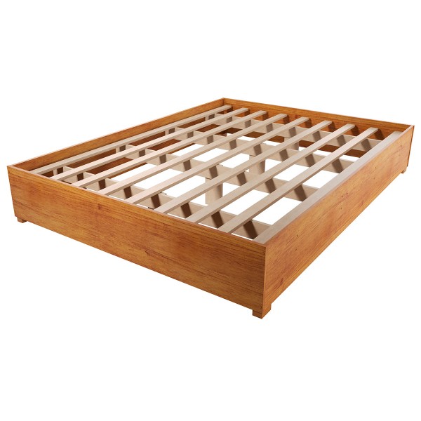 Base de Cama Box Casal Libia 138 X 188 Cm Mel - Viero Móveis