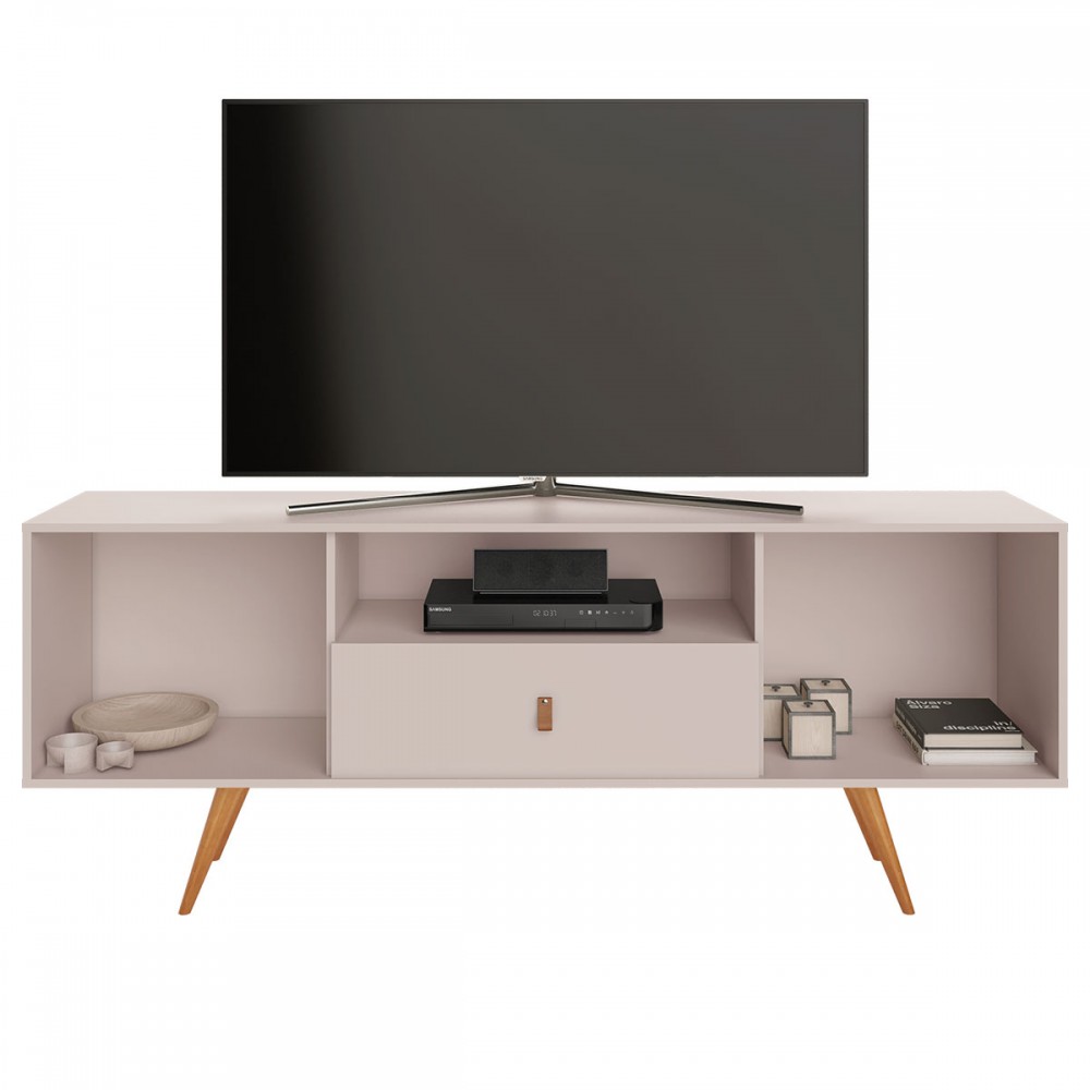 Rack para TV Até 70 Polegadas Sublime 2 Portas 1 Gaveta Off White ...