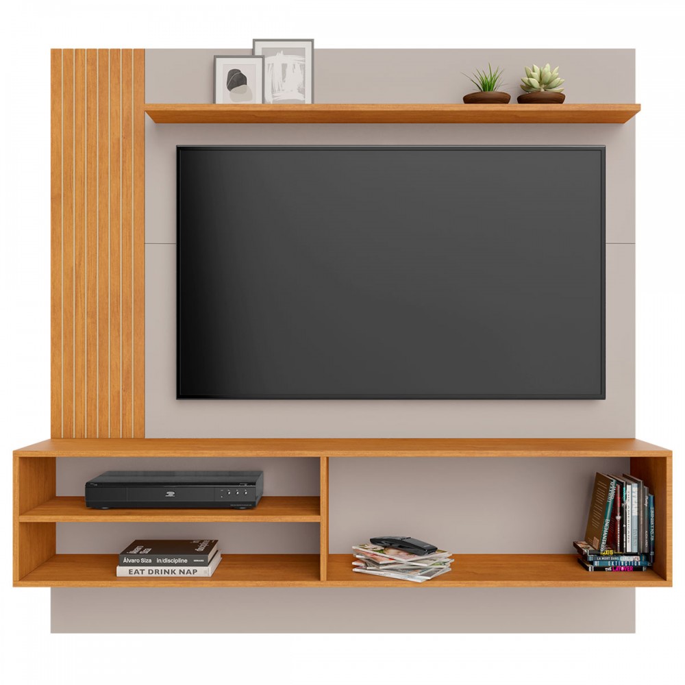 Painel para TV Até 60 Polegadas Preciso 2 Portas 2 Prateleiras Off ...