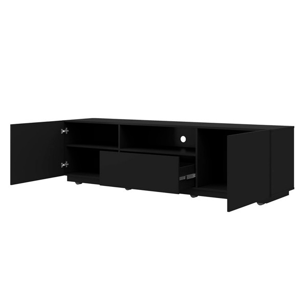 Rack para TV Até 65 Polegadas Home Royal Preto - Olivar Móveis